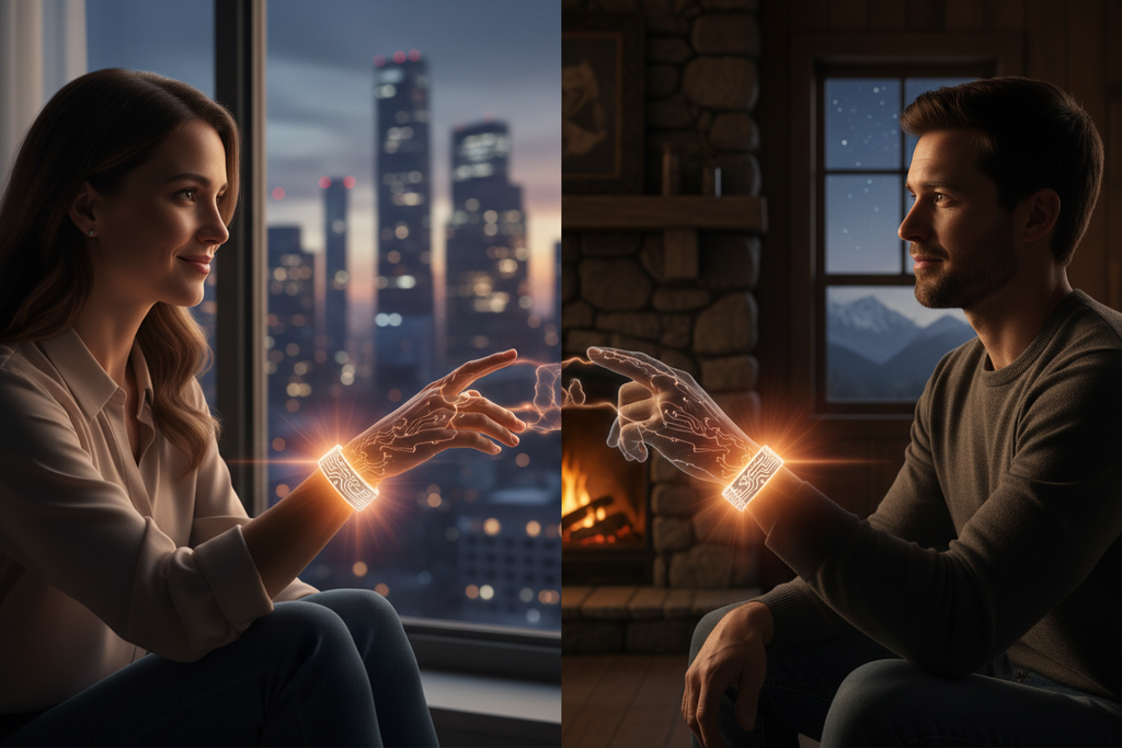 Long Distance Relationship Gifts: How Smart Sensing Bracelets Connect ...