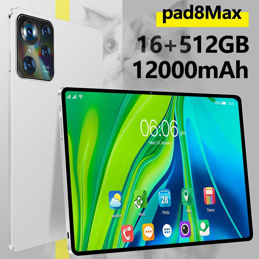 10-Inch Android Tablet with Calling – PAD8MAX Google Edition