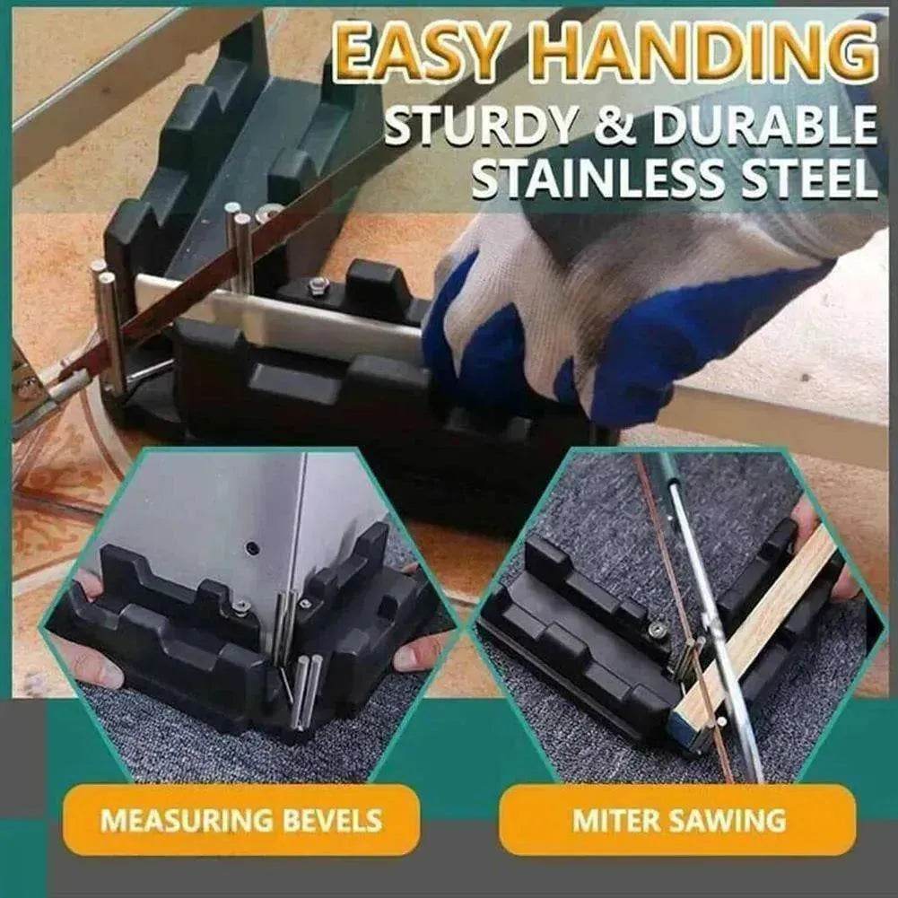 2 In 1 Miter Measuring Cutting Tool - Measuring And Sawing Miter