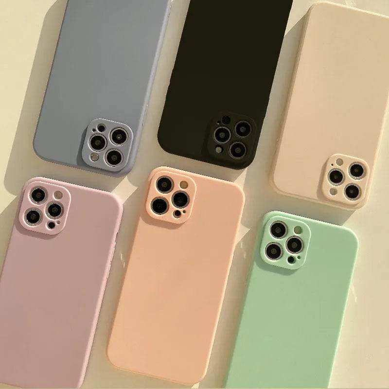 Original Liquid Silicone Frosted Phone Case | EX-STOCK