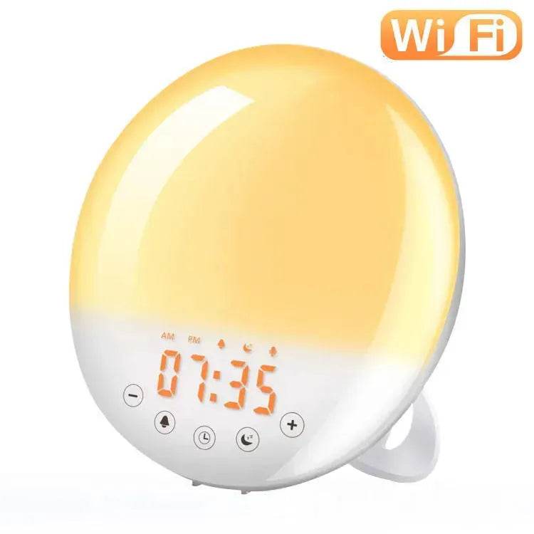 Wifi voice control smart wake-up light alarm clock | EX-STOCK