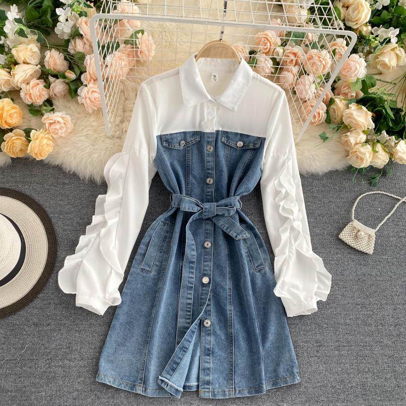 New Fashion Retro denim dress | EX-STOCK