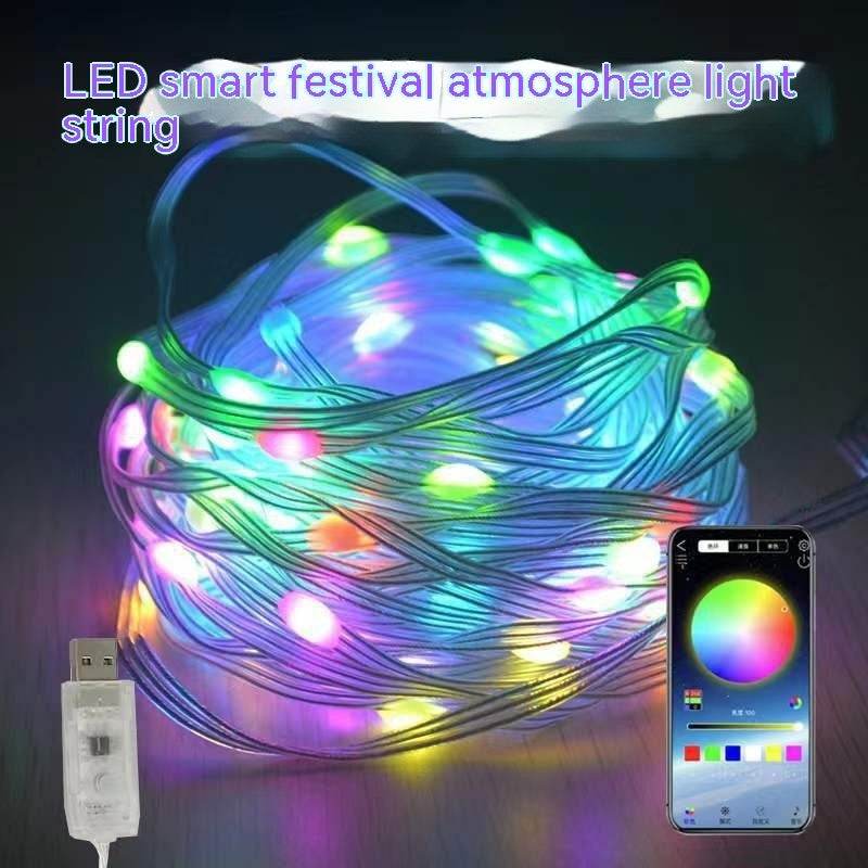 Smart Point Control Voice Control Lighting Chain Mobile Phone