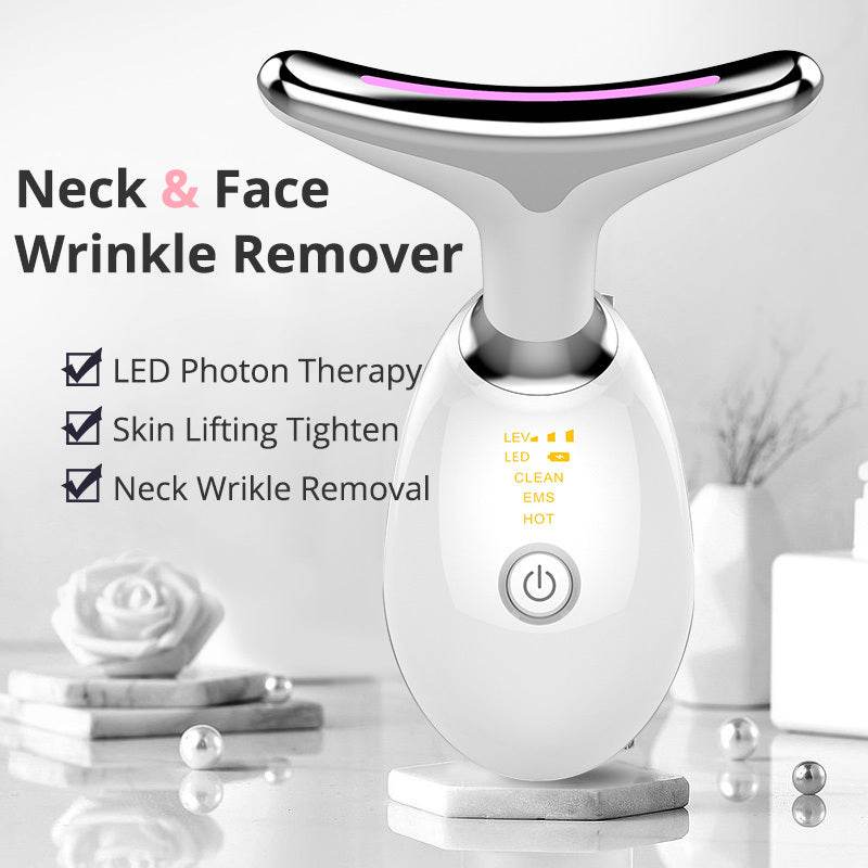 LED neck beauty device - Photon Therapy Neck Beauty Anti Wrinkle
