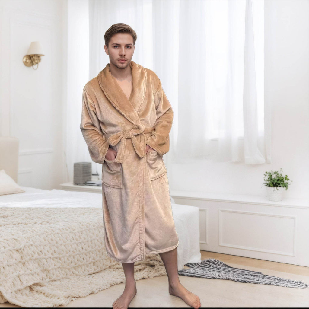 Couple Bathrobe Long Pajamas Homewear | EX-STOCK