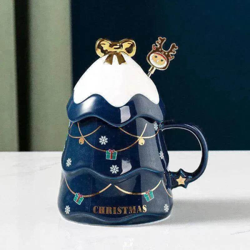 Creative Christmas Ceramic Mug Set Household | EX-STOCK