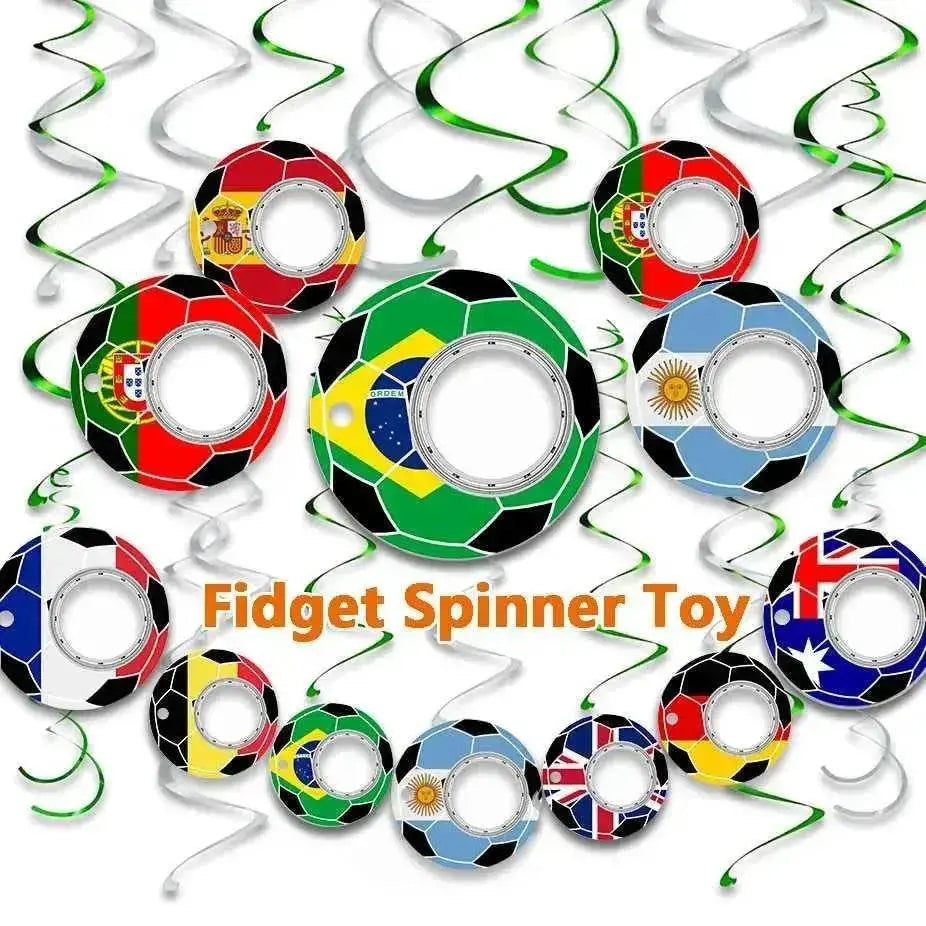 Creative Soccer World Teams Fidget Spinner Anti-Anxiety Relieves