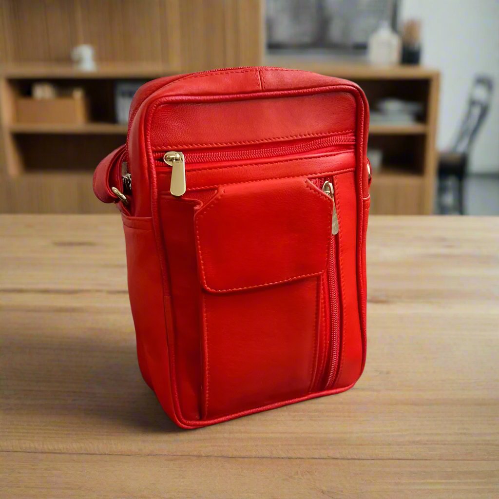 Small Messenger Bag with a Front Compartment | EX-STOCK