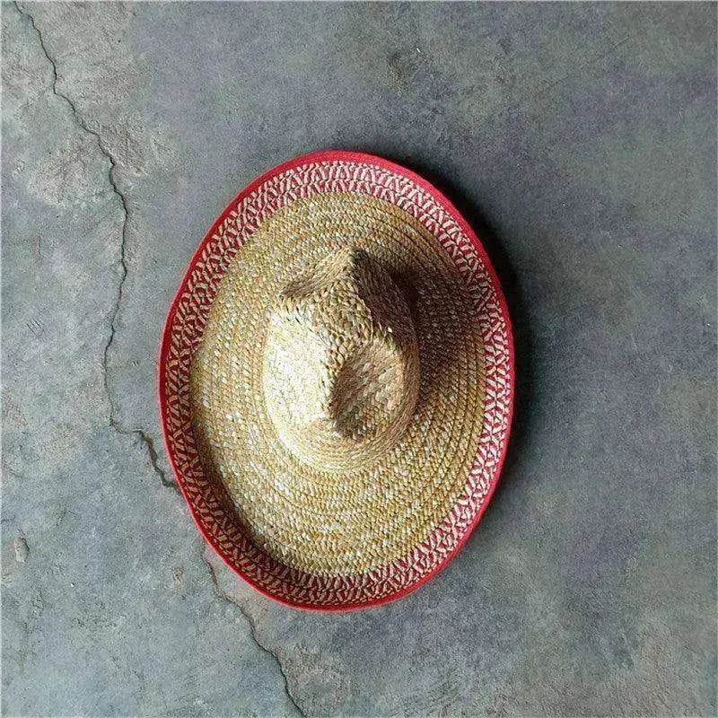 Straw Hats With Pointed Top And Big Brim Frills Are Best-selling