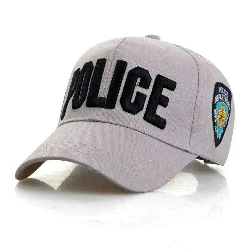 Unisex Spring And Summer Adjustable Letters Police Cap | EX-STOCK