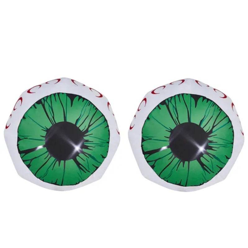 2 Packs Halloween Inflatables Large Set Of Lighted Eyes Decoration,