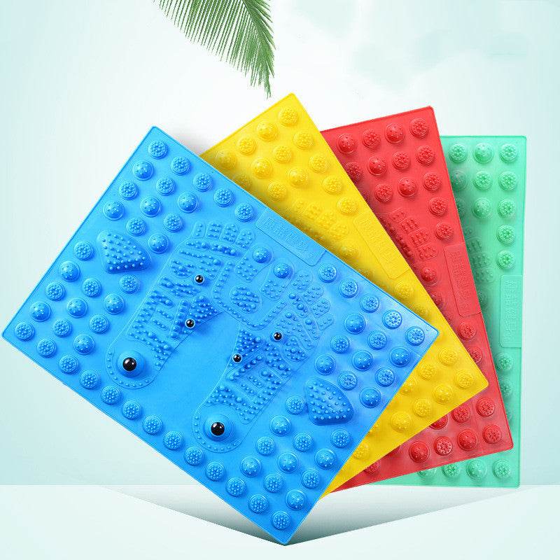 Anti-slip Bath Mat Foot Massage Cushions Magnetic Therapy Fitness Foot