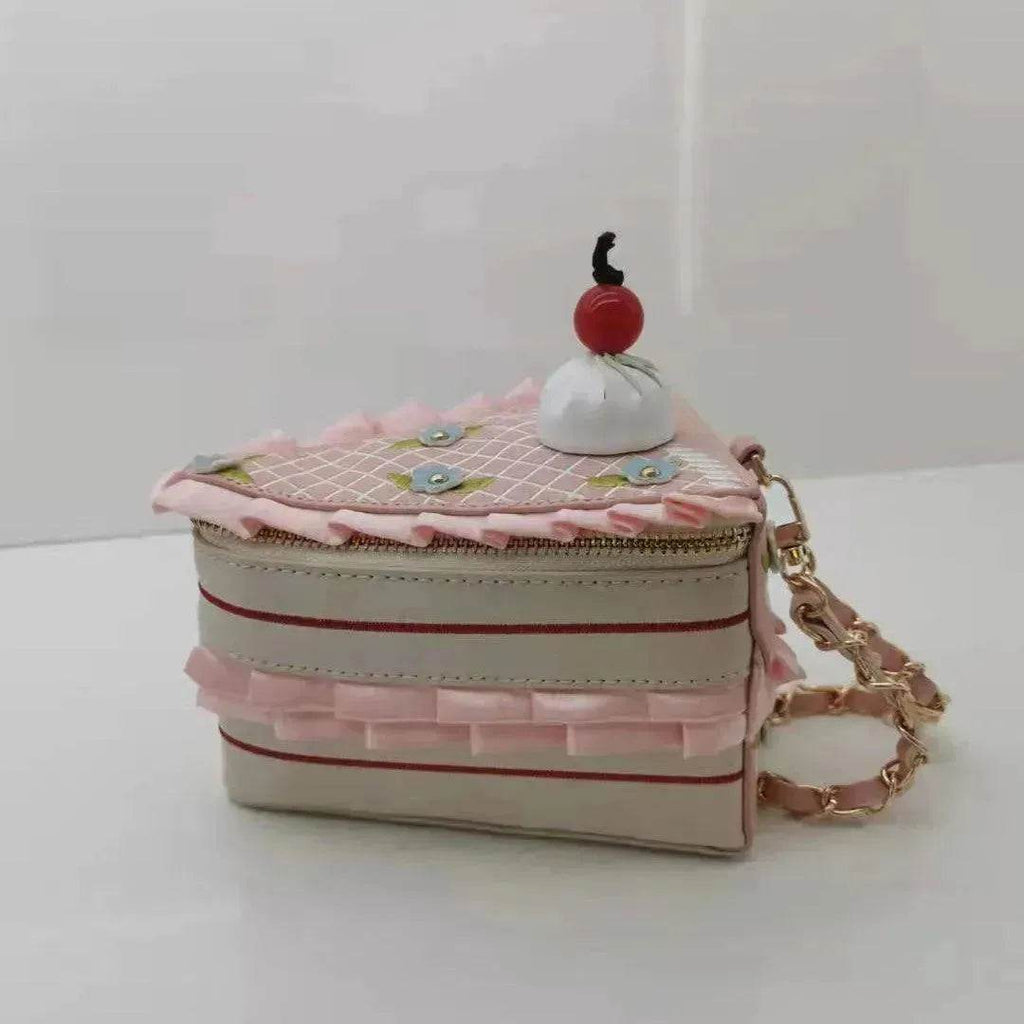Cake Shaped Girl Handbag One Shoulder Diagonal Bag | EX-STOCK