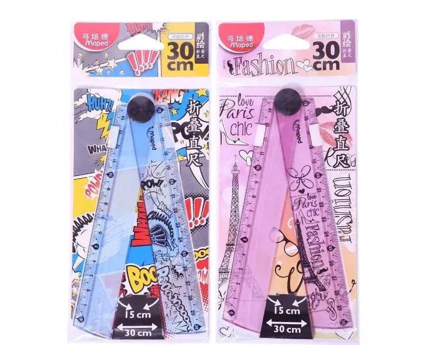 folding ruler 30cm widened rotary ruler | EX-STOCK